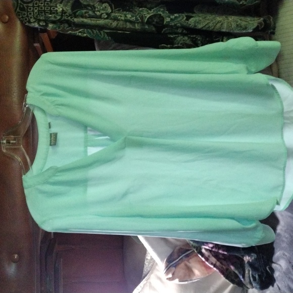 Soho | Tops | Nwot Soho Sheer Seafoam Blouse | Poshmark